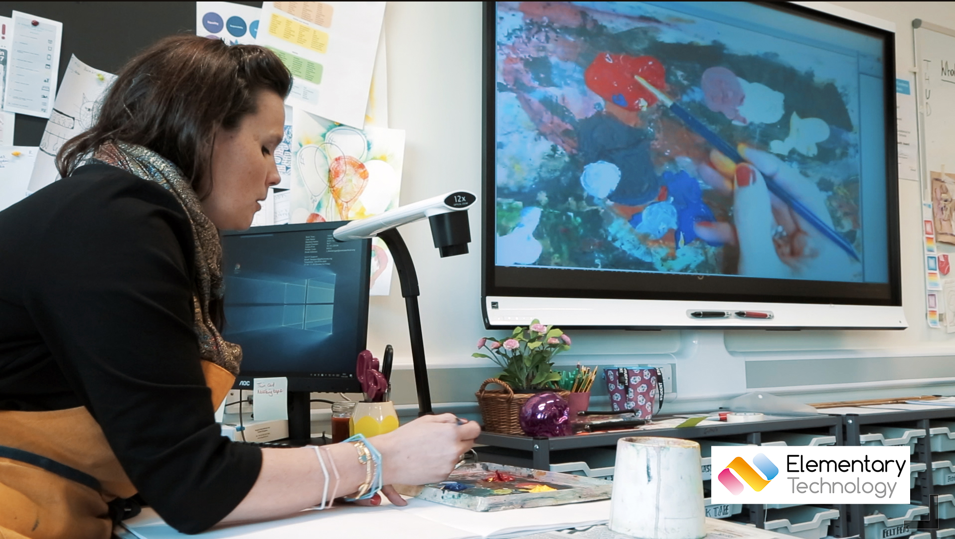 How do I use my visualiser?